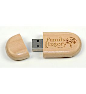 Family History USB Storage in Wood Presentation Box