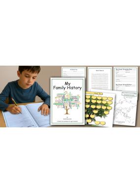 Kids family tree book